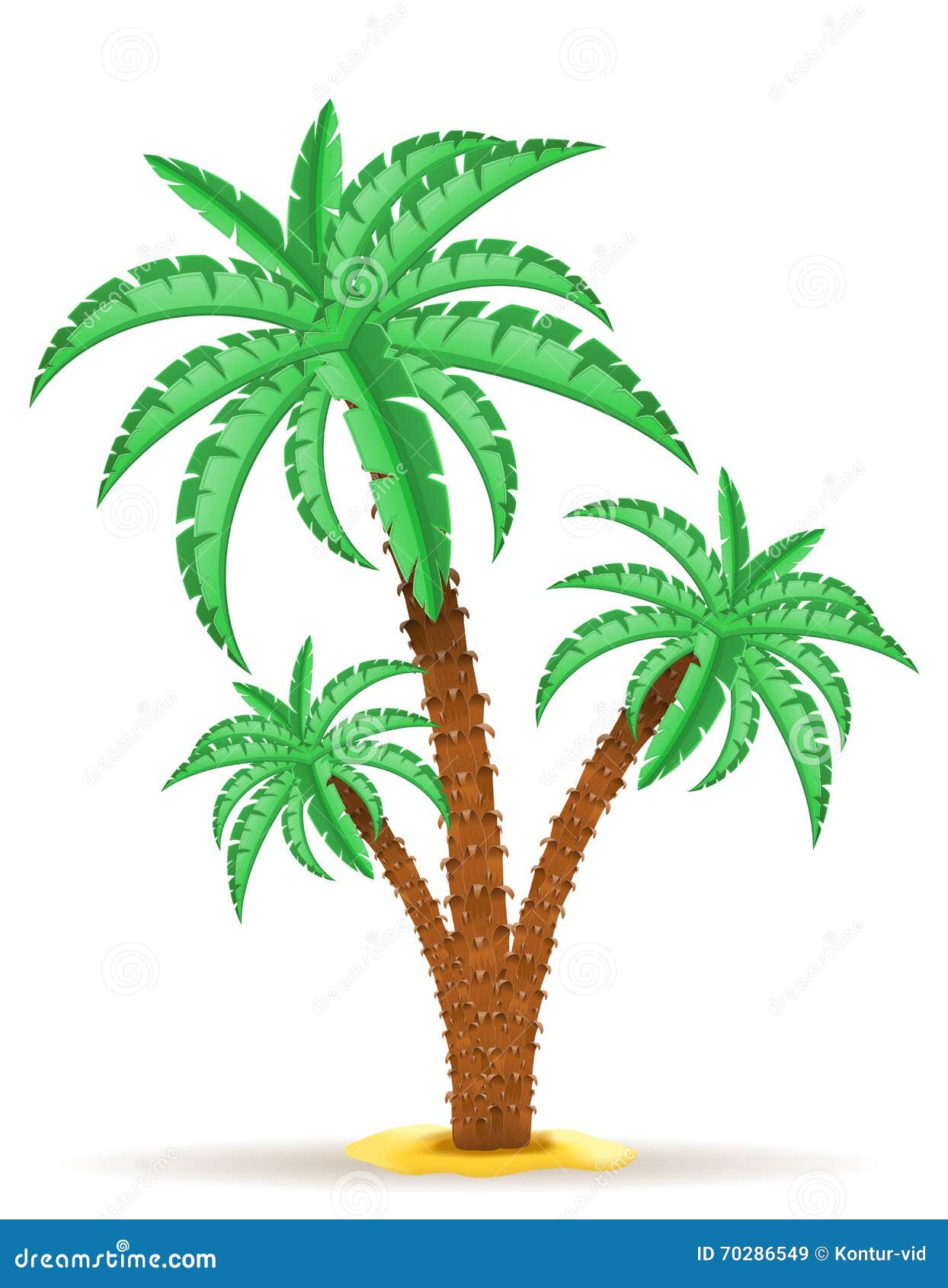 Illustration De Vecteur De Palmier Illustration de Vecteur ...