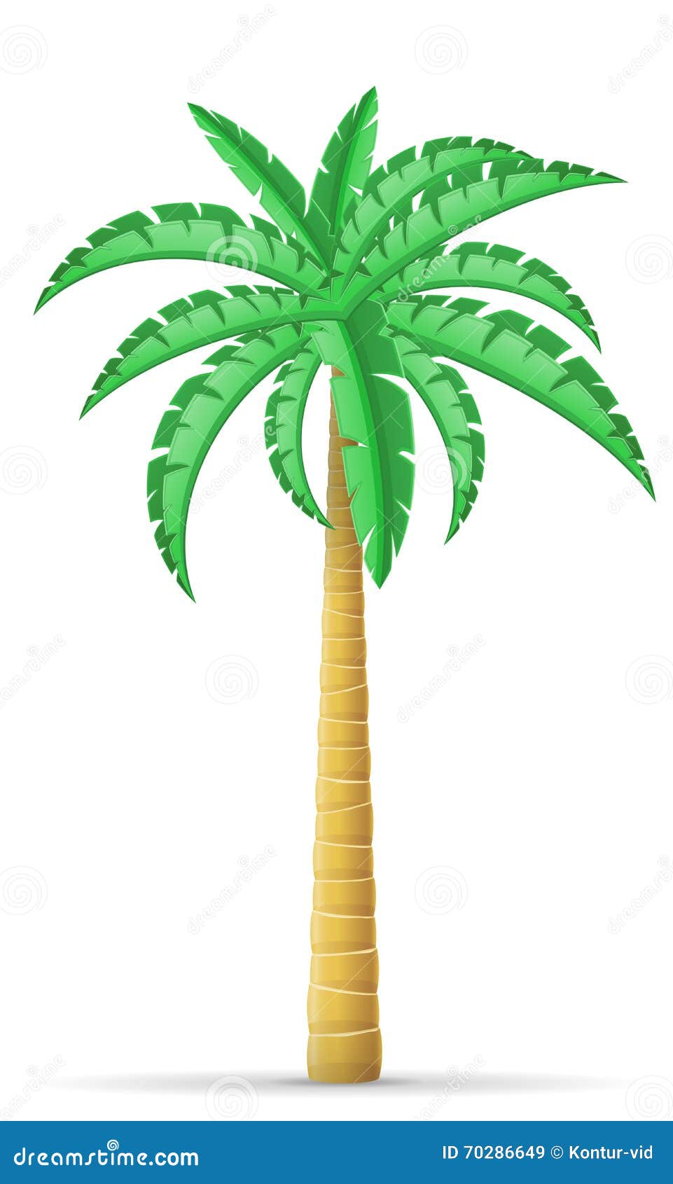 Illustration De Vecteur De Palmier Illustration de Vecteur ...