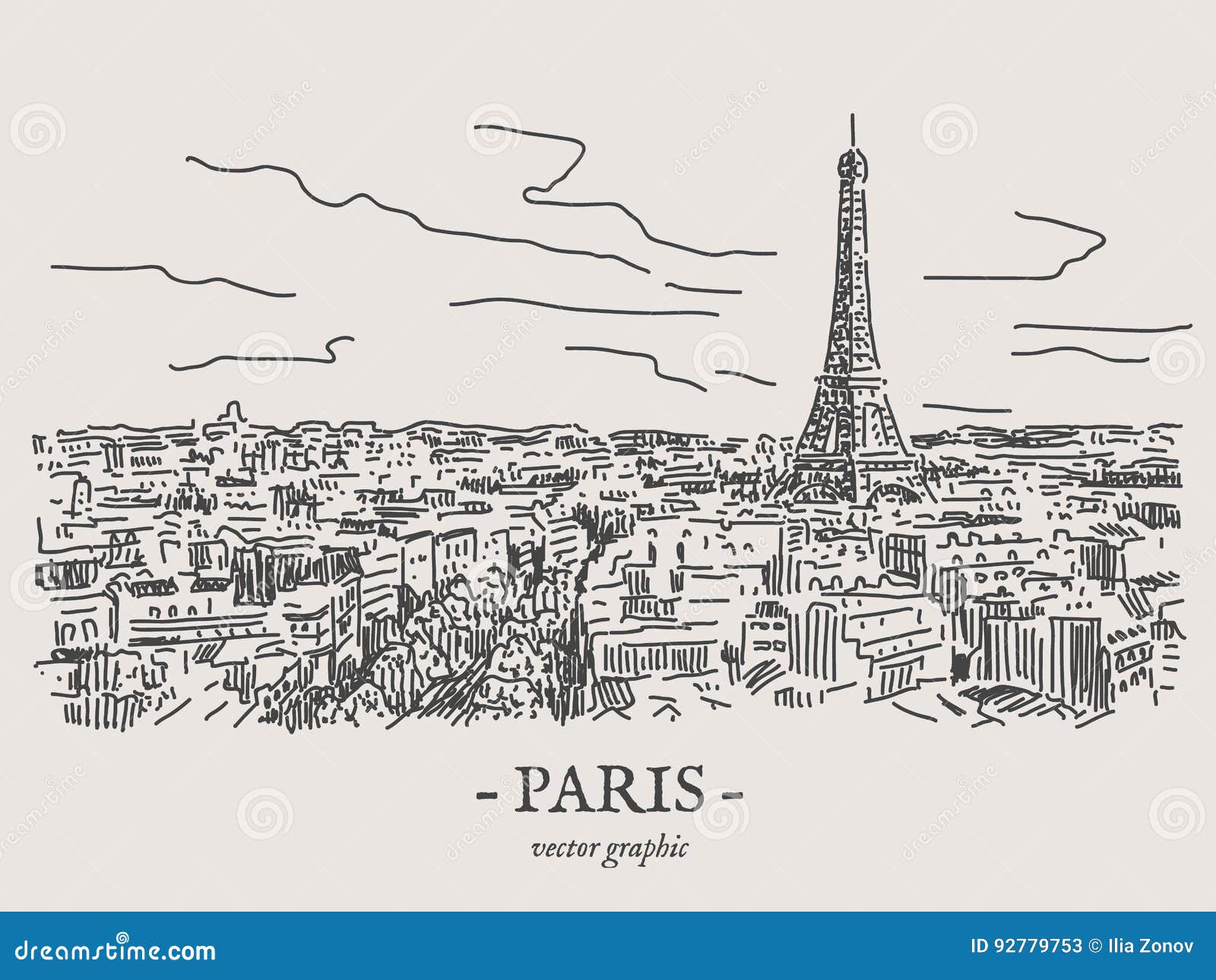 Illustration De Vecteur De Paris Illustration de Vecteur - Illustration ...