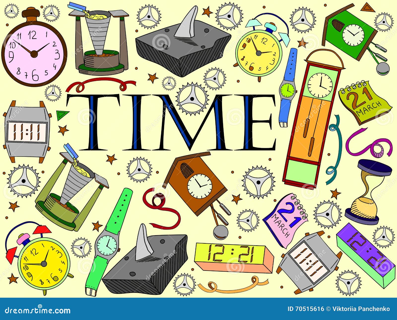 Illustration De Vecteur De Temps Illustration de Vecteur - Illustration ...