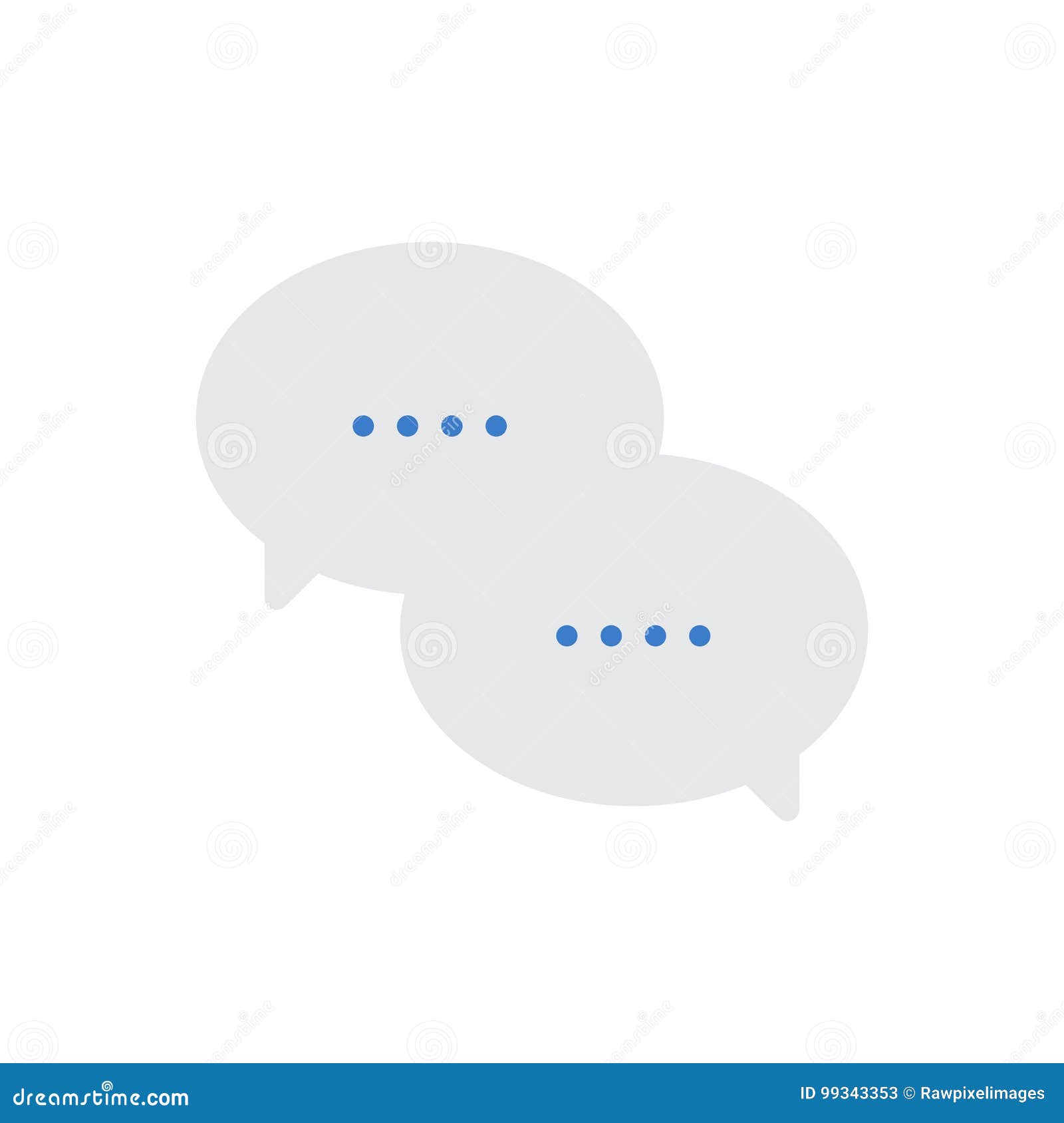 Illustration De Vecteur De Message De Bulle De La Parole Illustration ...