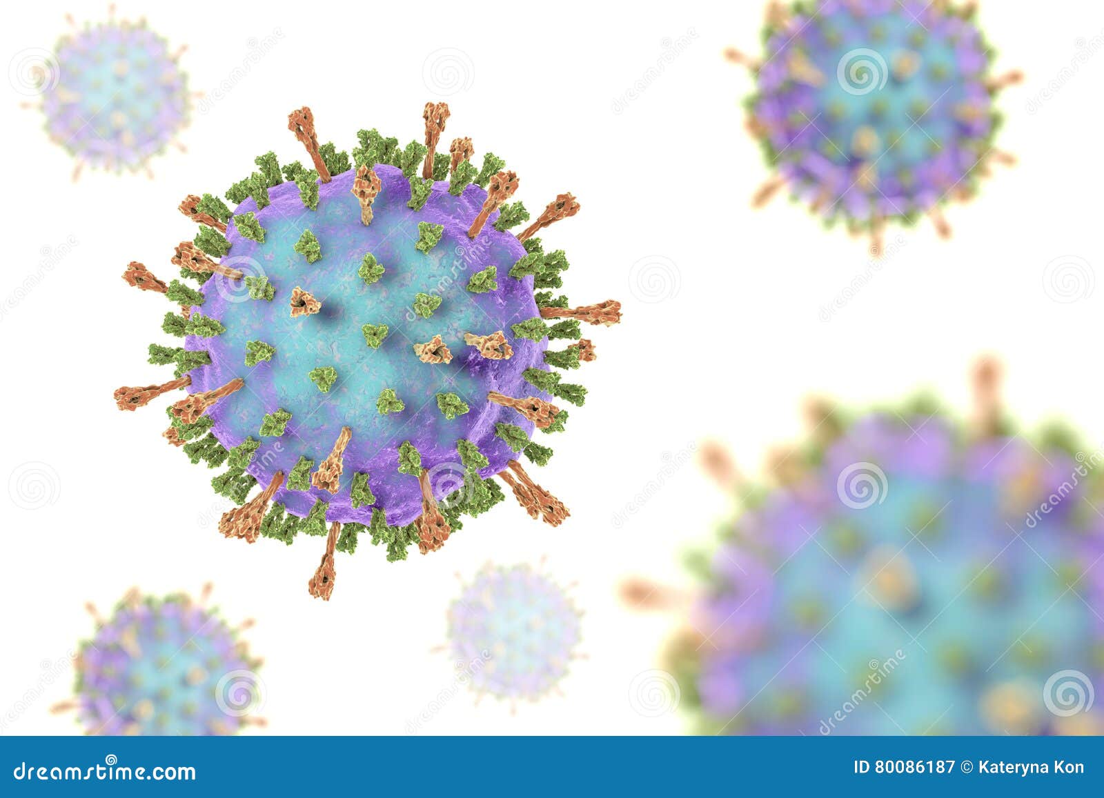 Illustration De Virus Des Oreillons Illustration Stock - Illustration ...