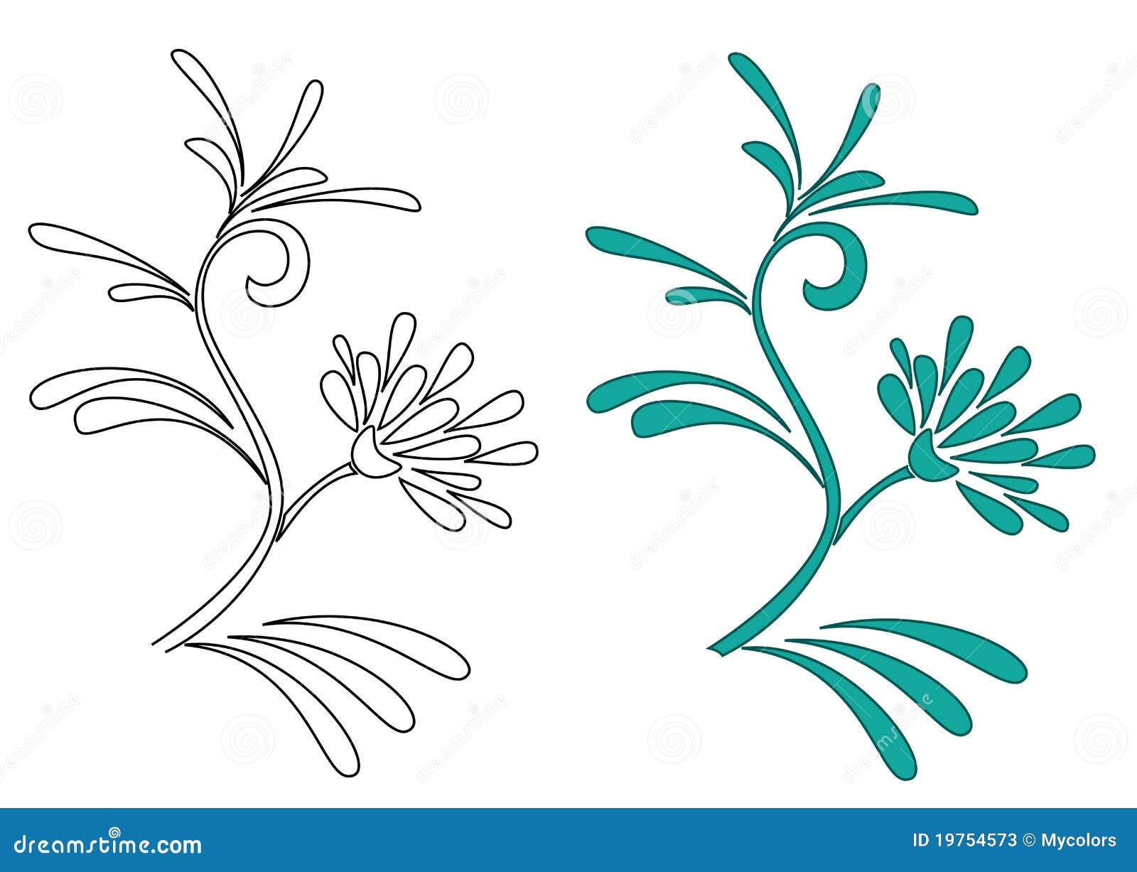 Illustration of Decorative Plants - Vector Stock Vector - Illustration ...
