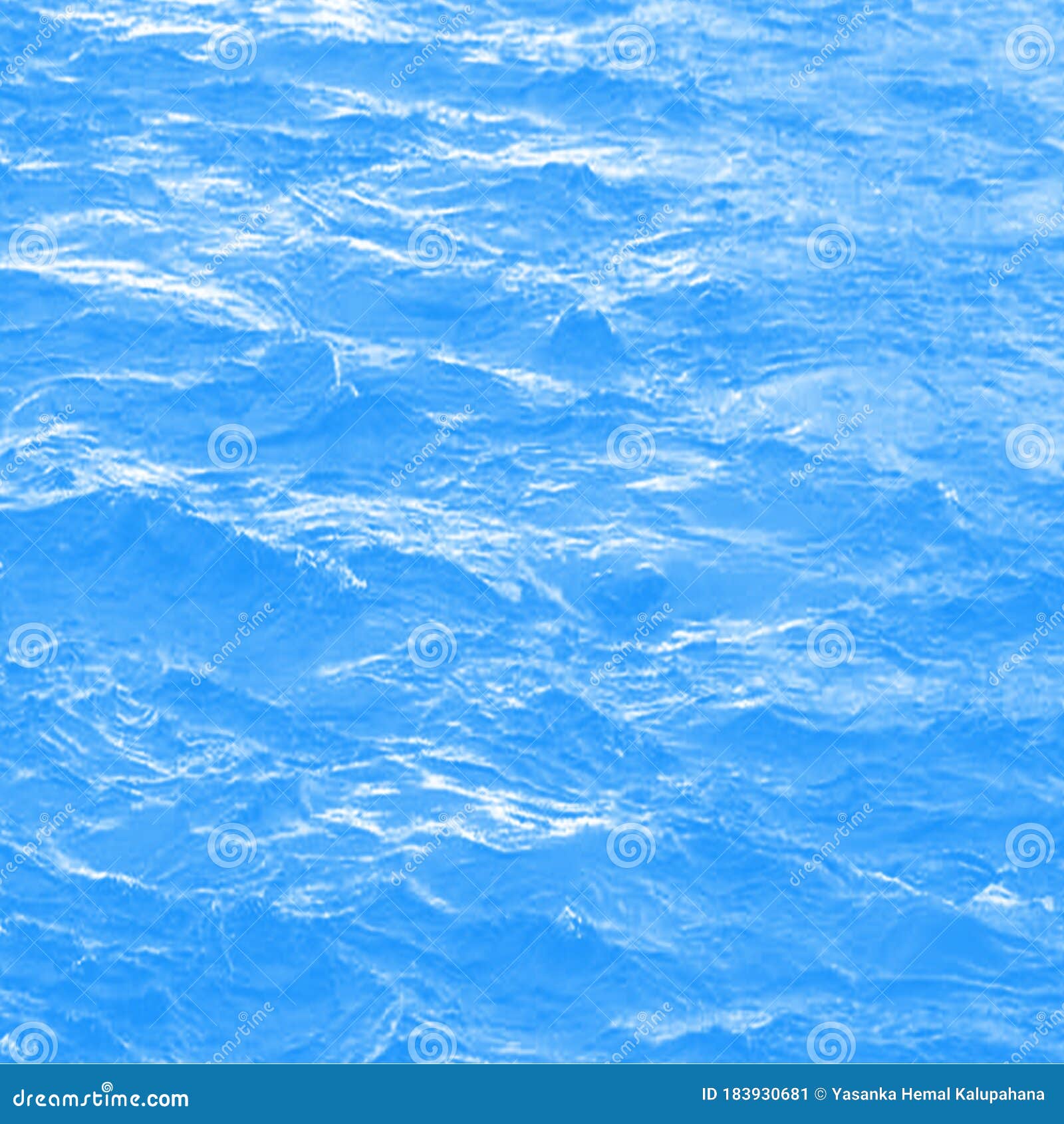 Illustration of Deep Blue See Stock Illustration - Illustration of pool ...