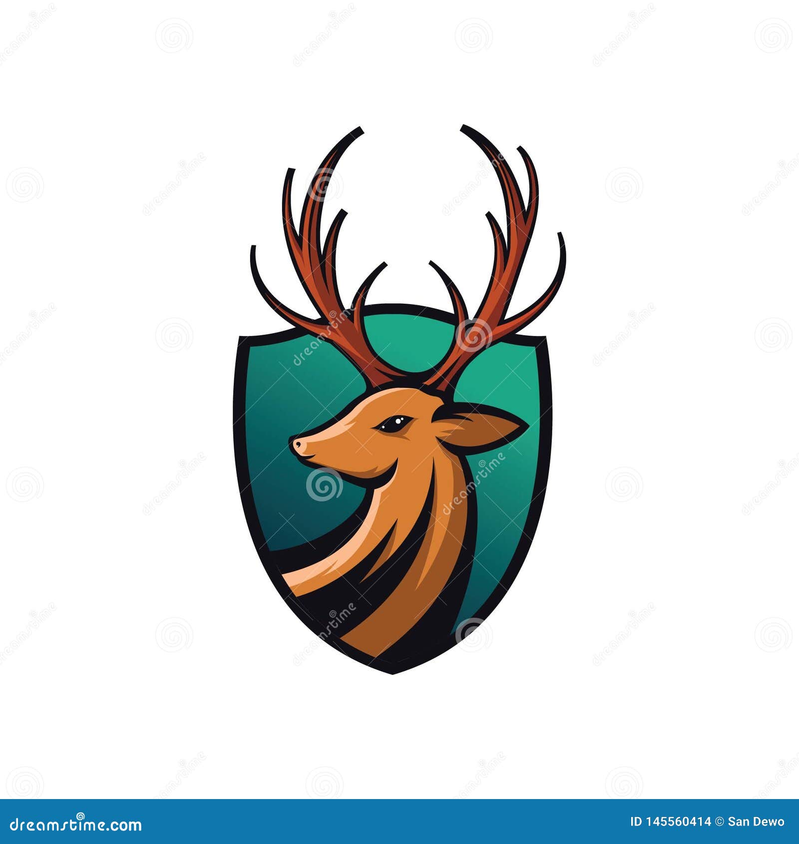 Illustration Of A Deer Drawing By Hand In Vintage Engraving Style. Deer ...