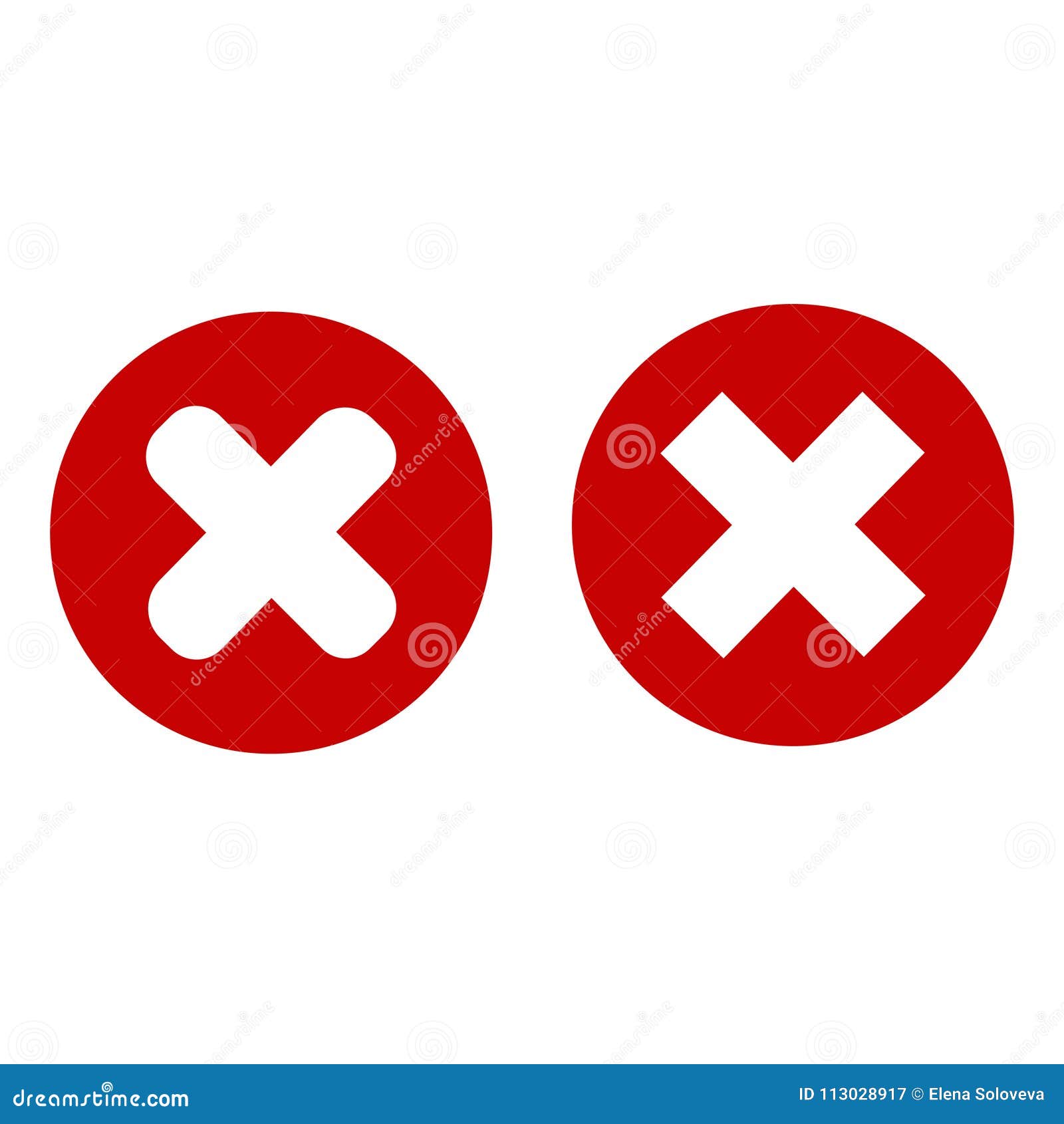 Multiplication Sign Red