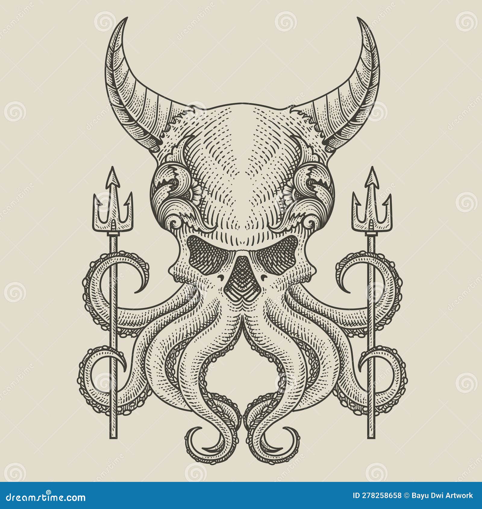 Trident Weapon Logo Design Vector Template | CartoonDealer.com #162895720