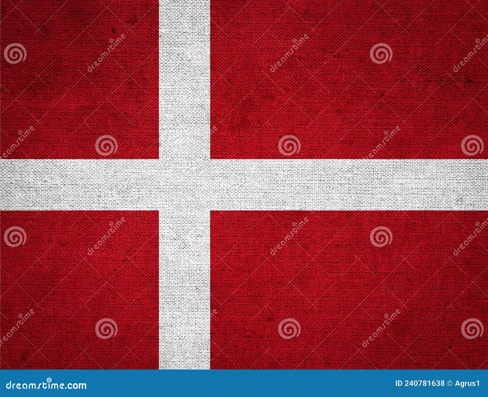 Denmark Flag Painted on Old Grunge Paper Stock Illustration ...