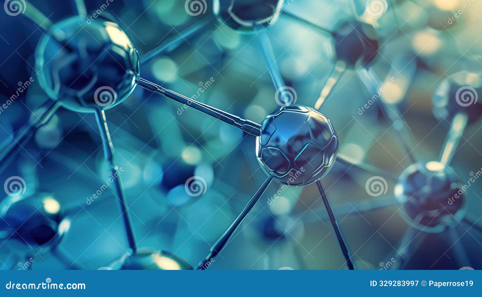 Illustration Depicting the Atomic Structure of Graphene Stock Image ...