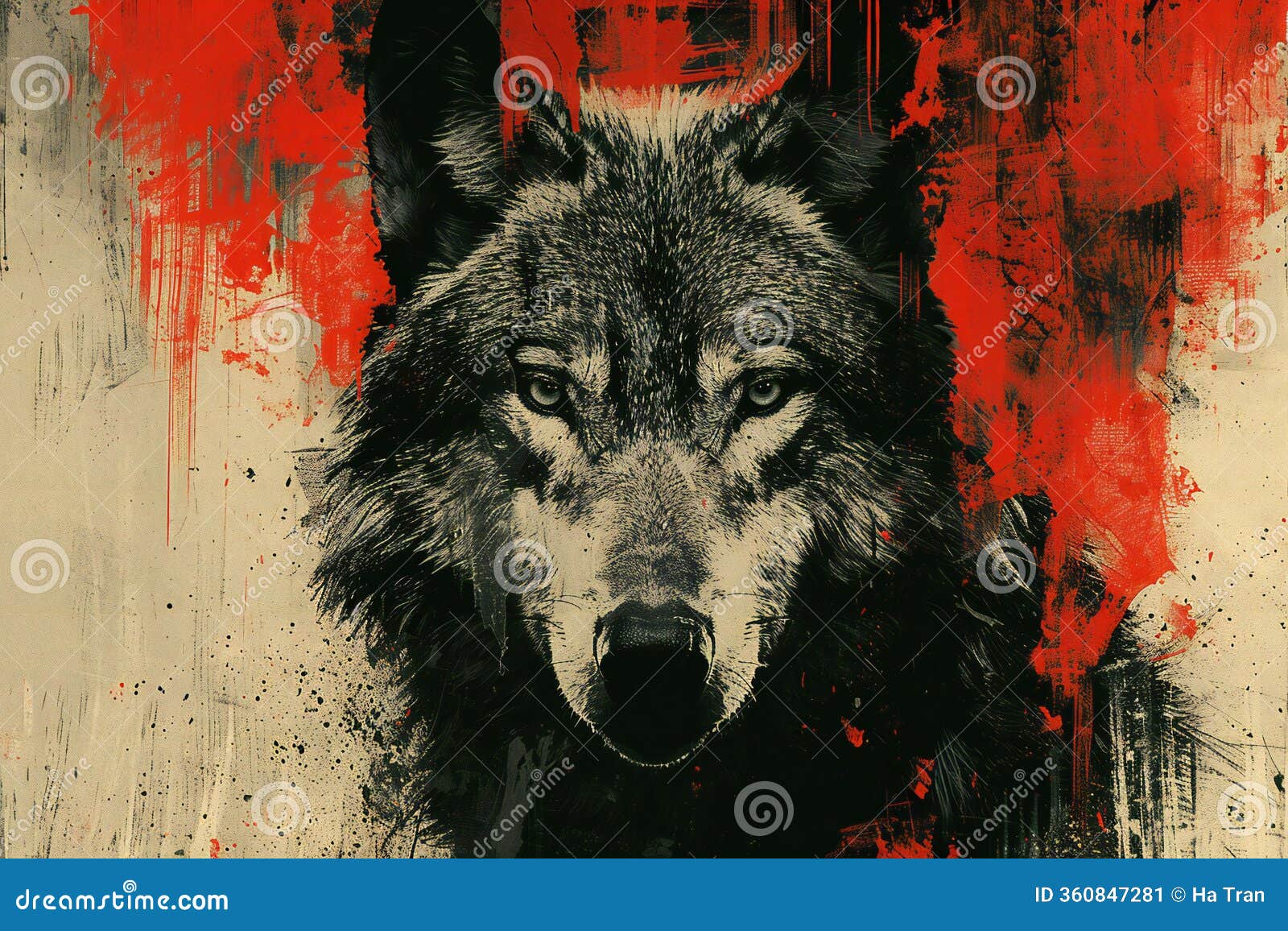 Depicting a the Front of a Wolf Symbol for Logo, High Quality, High ...