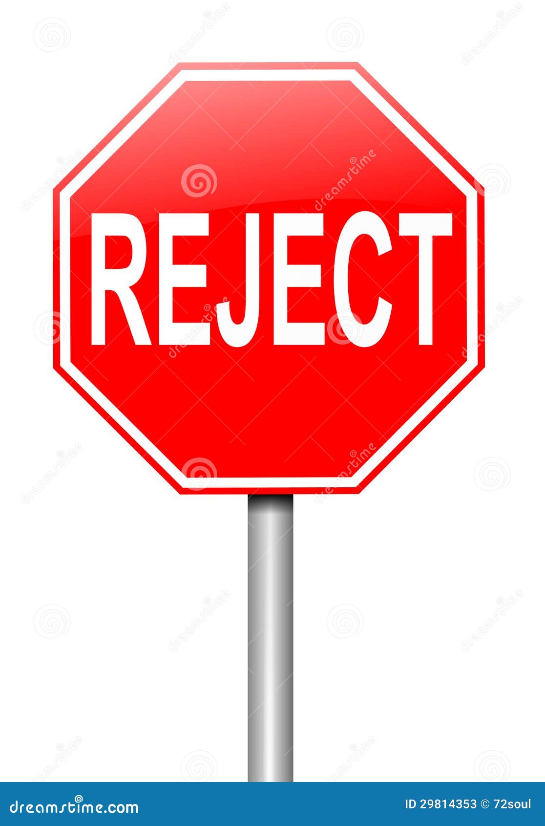 Reject concept. stock illustration. Illustration of disapproved - 29814353