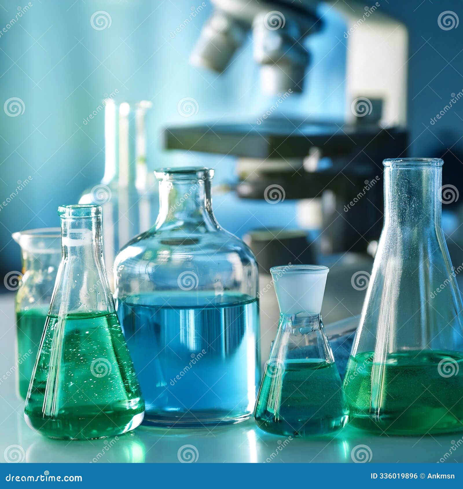 Aacid and Chemical Reactions, Featuring Elements Like a Laboratory ...