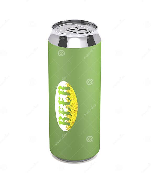 Illustration Der Bierdose 3d Stock Abbildung - Illustration von zeichen ...