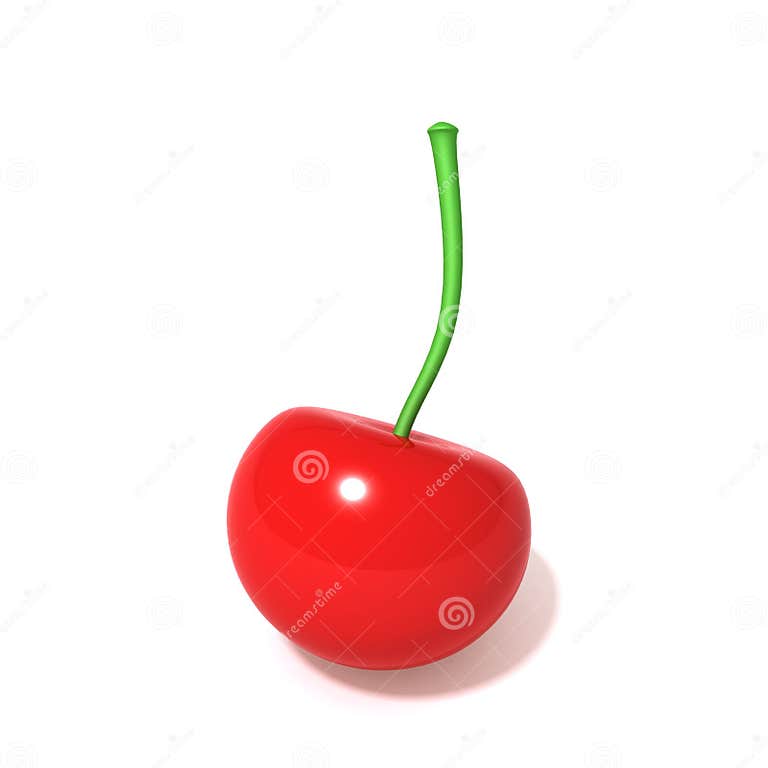 Illustration Der Kirsche 3d Stock Abbildung - Illustration von frucht ...