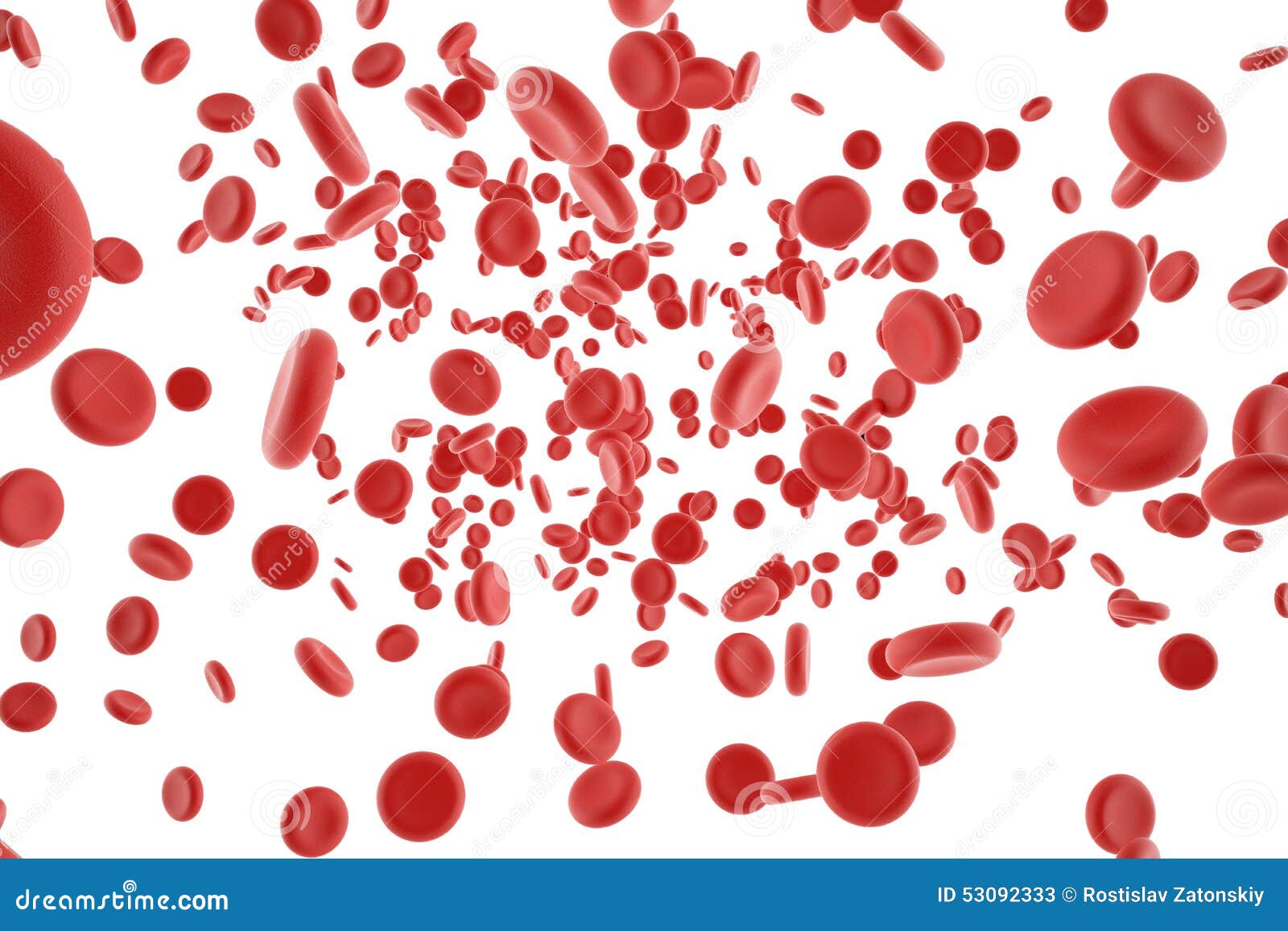 Illustration Des Globules Rouges Illustration Stock - Illustration du ...