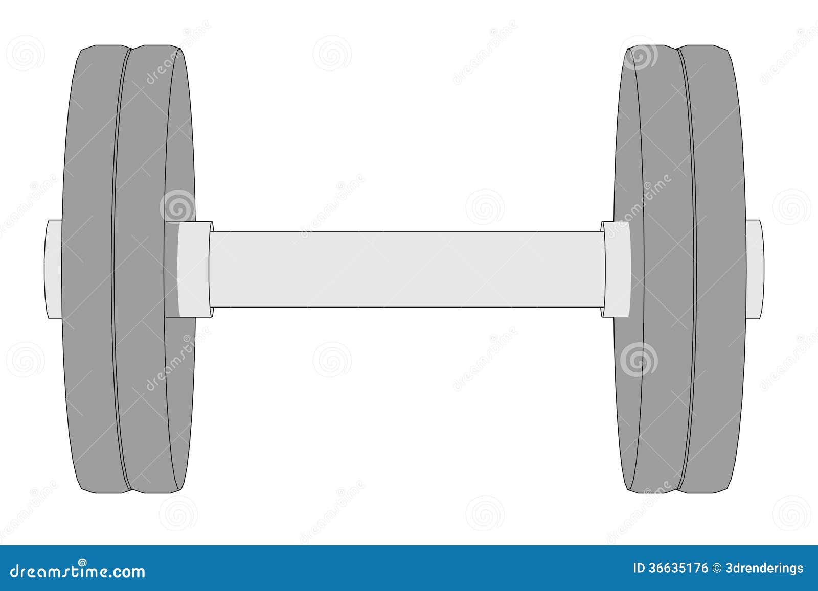 Illustration Des Poids (forme Physique) Illustration Stock ...