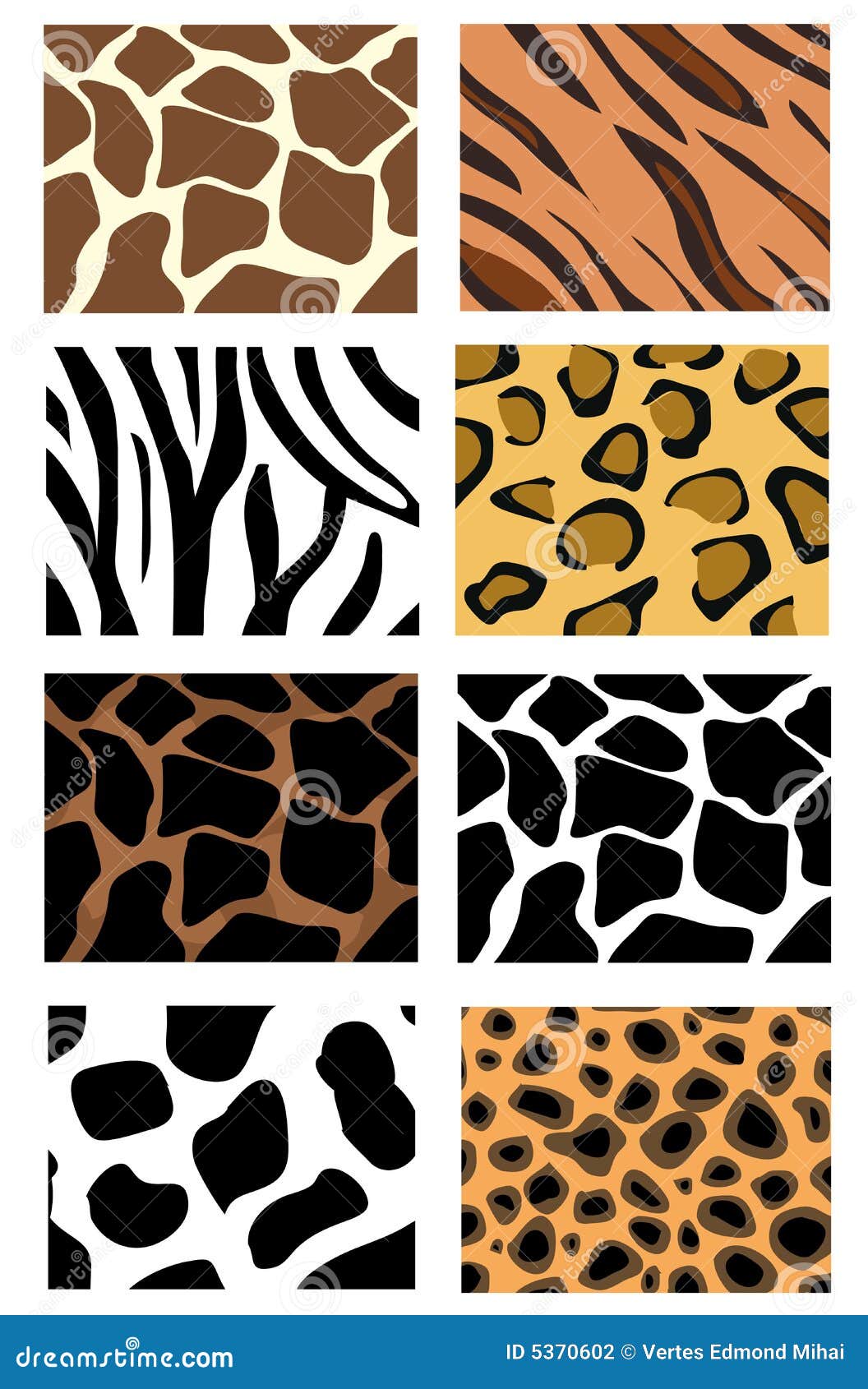 Illustration Des Textures De Peau Animale Illustration Stock ...