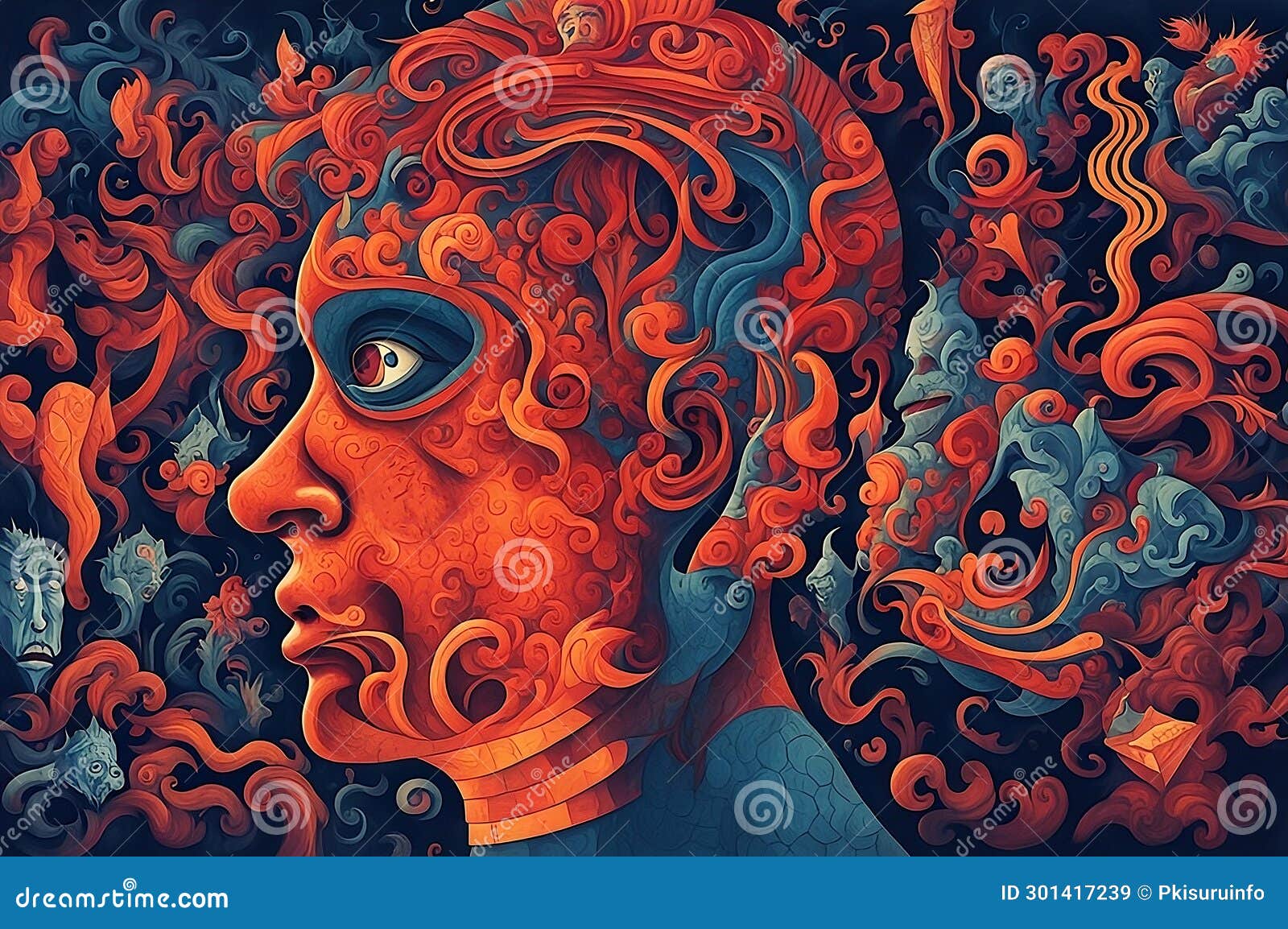 Illustration that Describe the Complex and Enigmatic Realm of ...