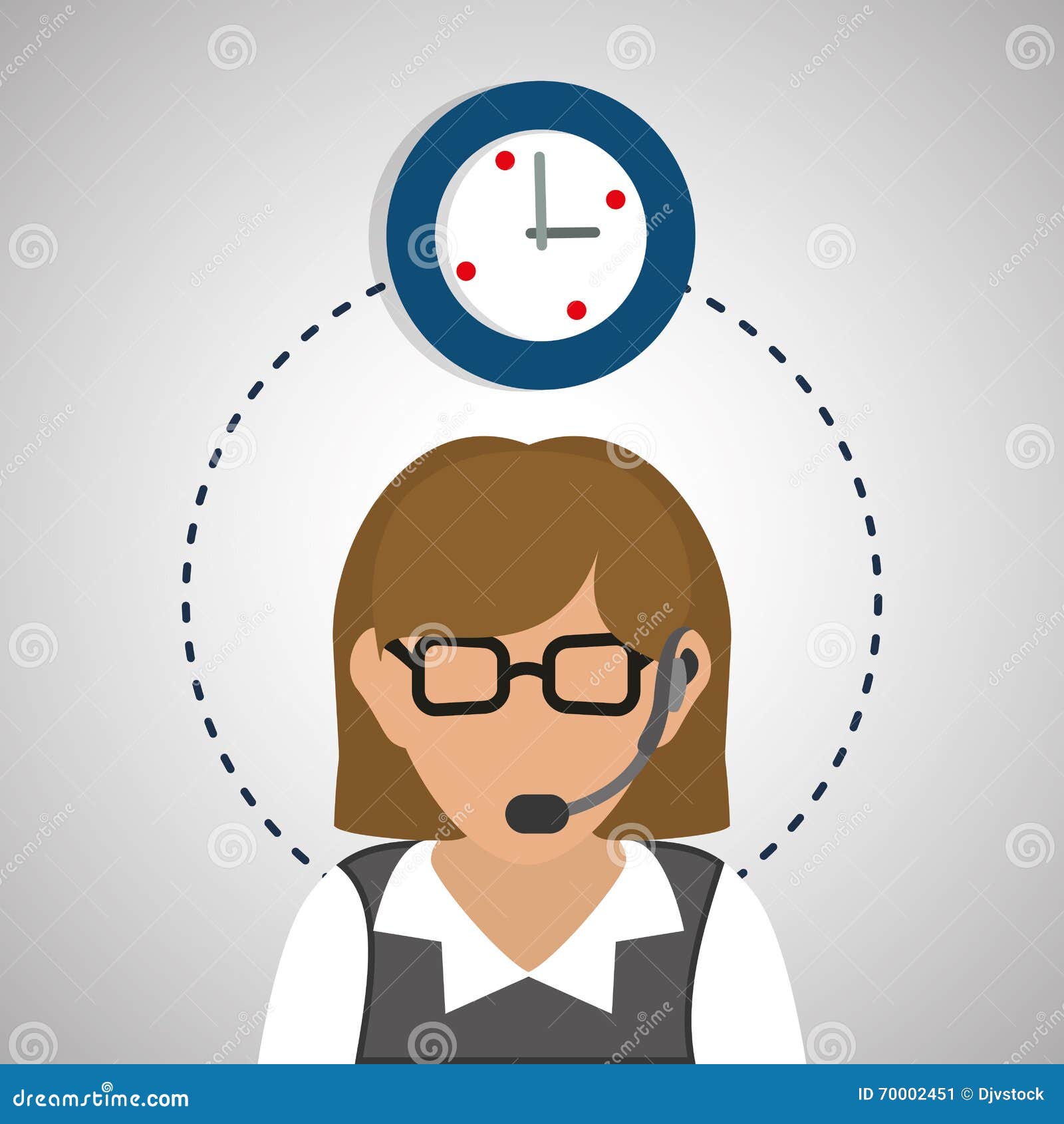 Illustration Design of Call Center, Editable Vector Stock Vector ...