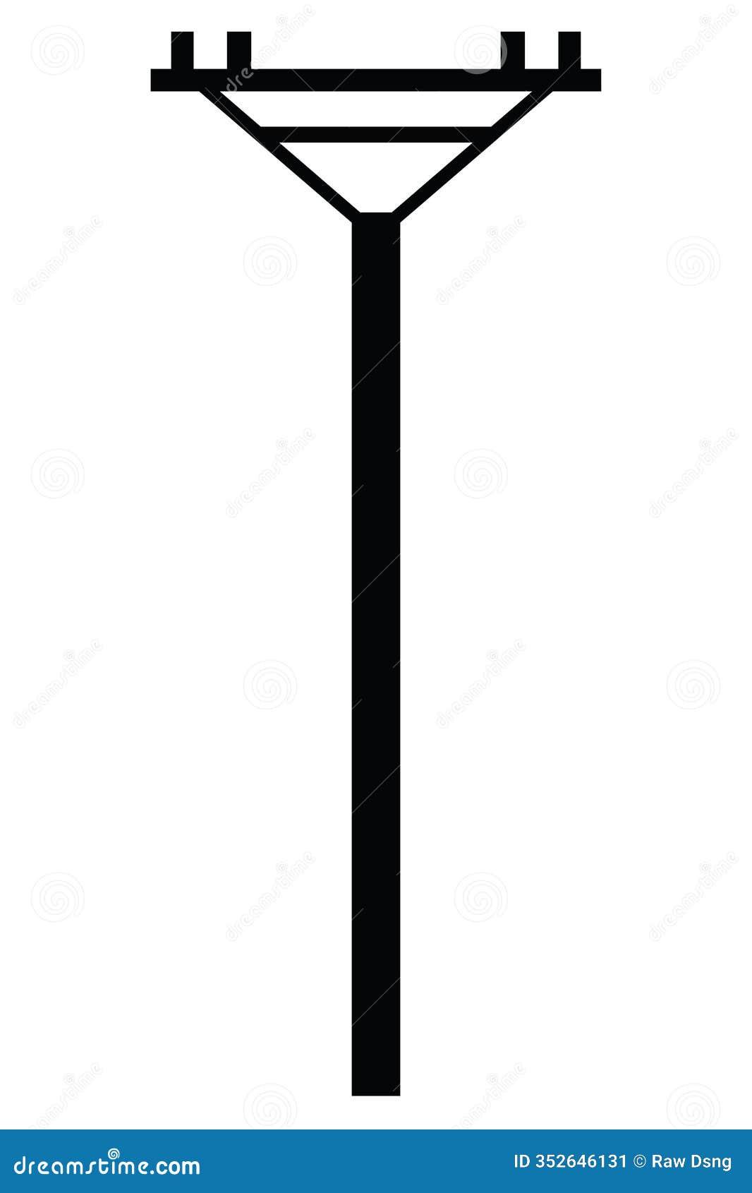 Electric Pole Icon Cartoon Vector | CartoonDealer.com #189114627