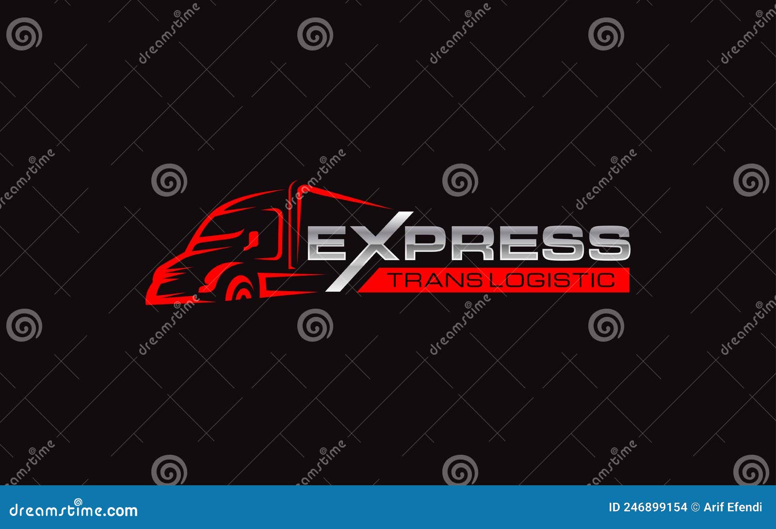 Express Logistic Logo. X Press Emblem. Logistic Company Emblem. Vector ...