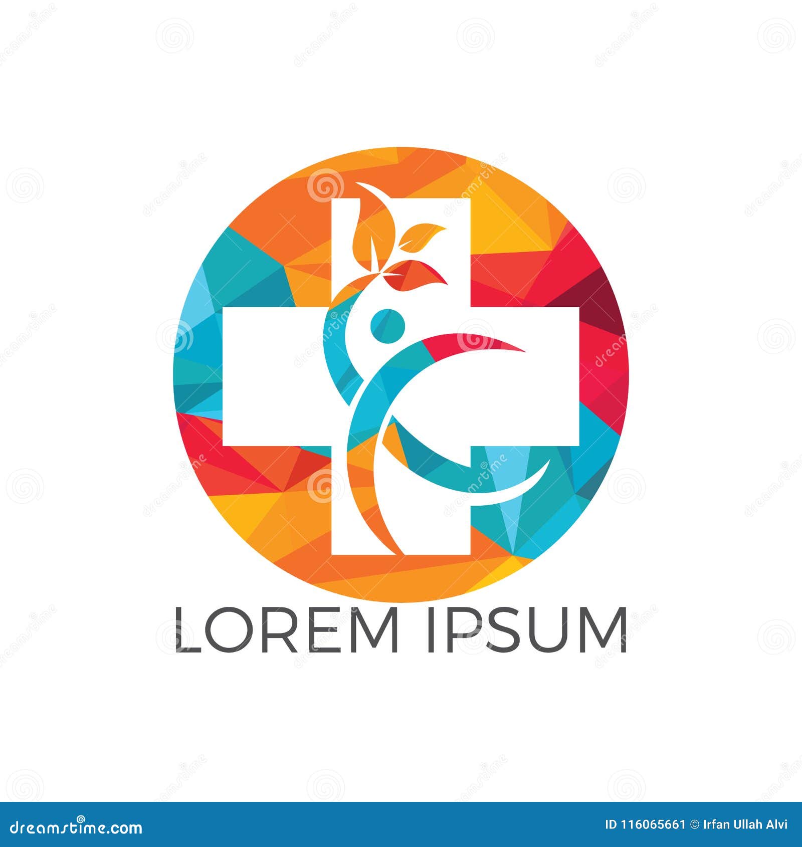 Abstract Medical Vector Logo Design Stock Vector Illustration Of