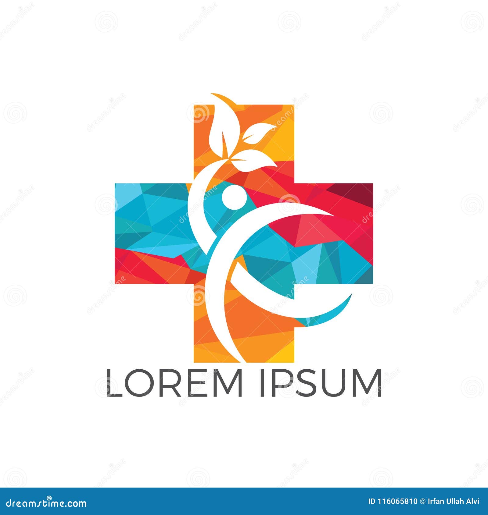 Abstract Medical Vector Logo Design Stock Vector Illustration Of