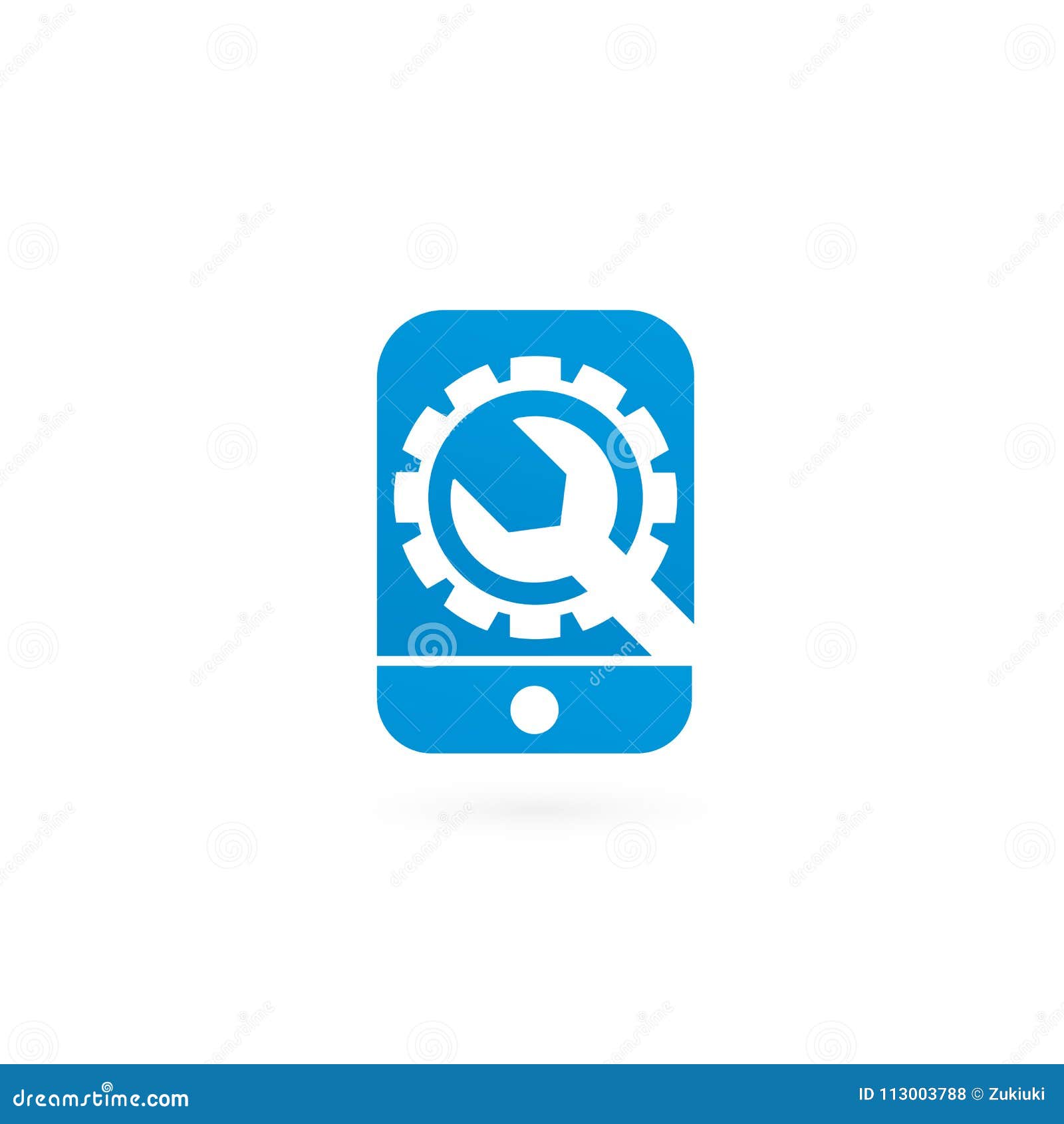 Logo Design Abstract Technical Support Vector Template. Stock Vector ...