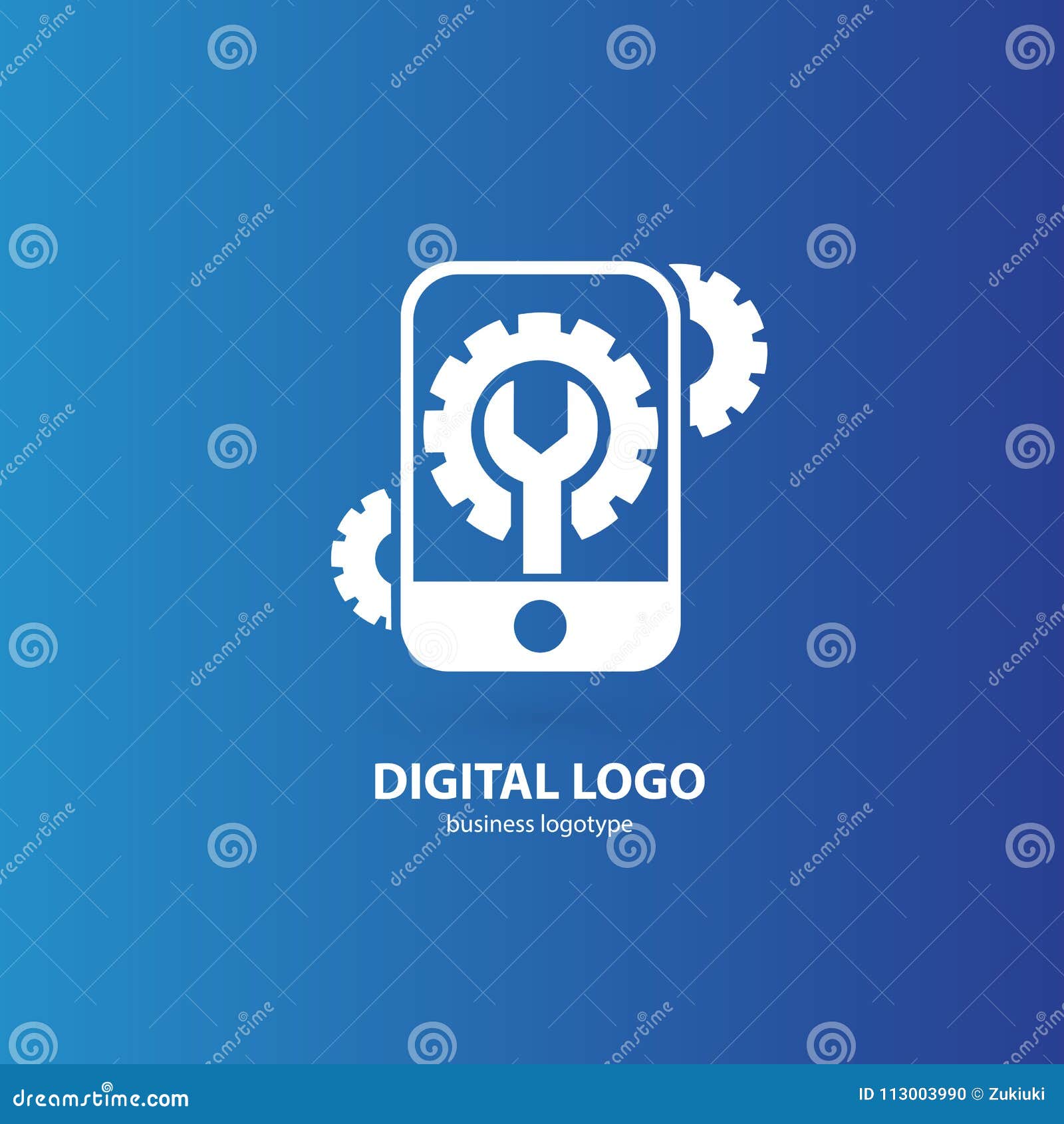 Logo Design Abstract Technical Support Vector Template. Stock Vector ...