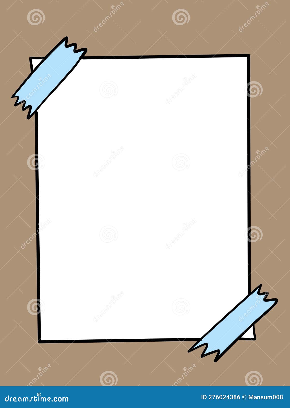 Illustration Design of Paper Scroll Stock Illustration - Illustration ...