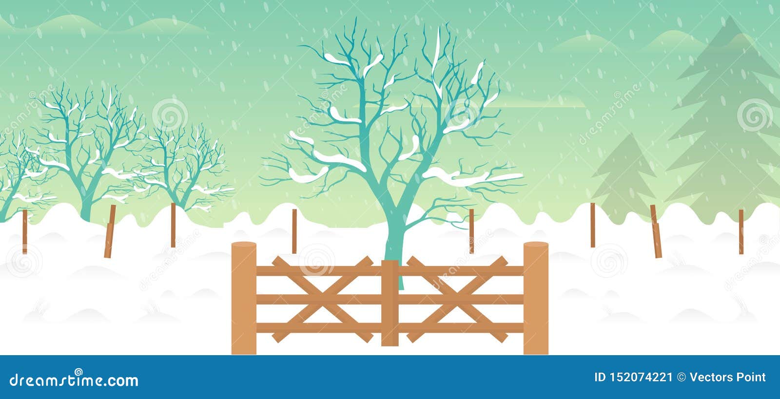 Snow Game Background stock vector. Illustration of landscape - 152074221