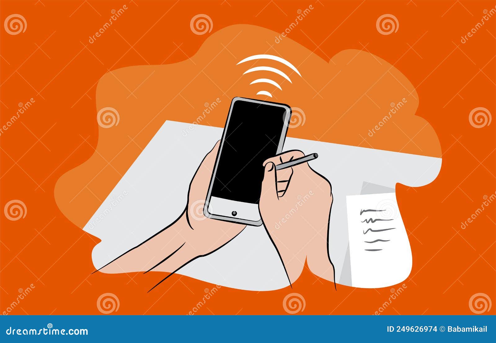 Digital Era Cartoon Vector Illustration Design Stock Vector ...