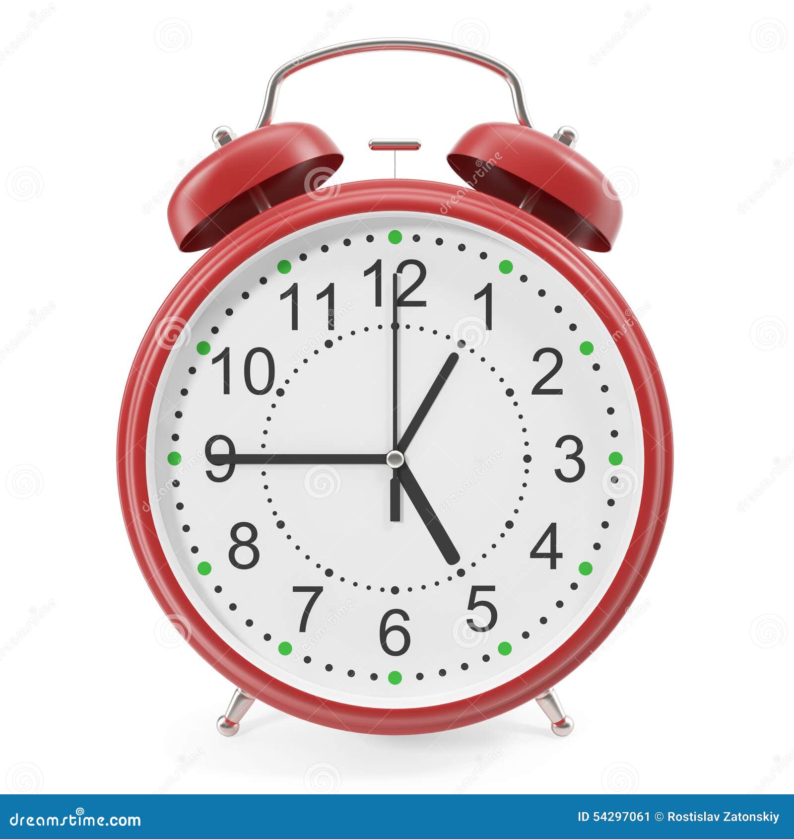 Illustration of Desktop Alarm Clock Stock Illustration - Illustration ...