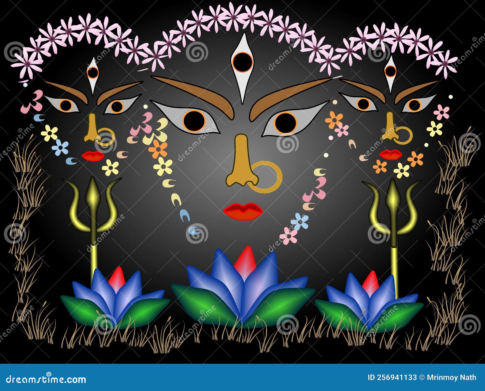 That Is The Nice Art Work Of Devi Kali Which Is The Symbol Of Strength ...