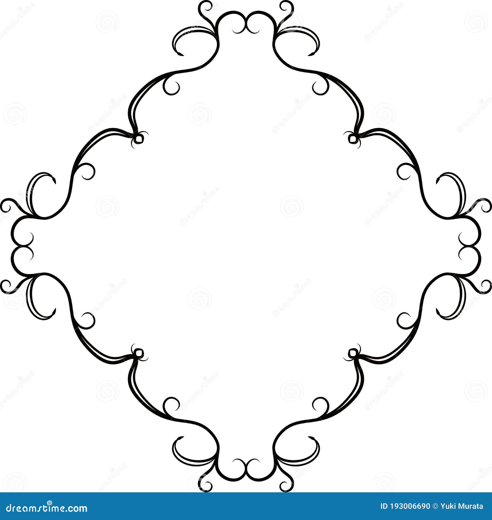 Diamond Antique Pattern Frame Stock Vector - Illustration of diamond ...