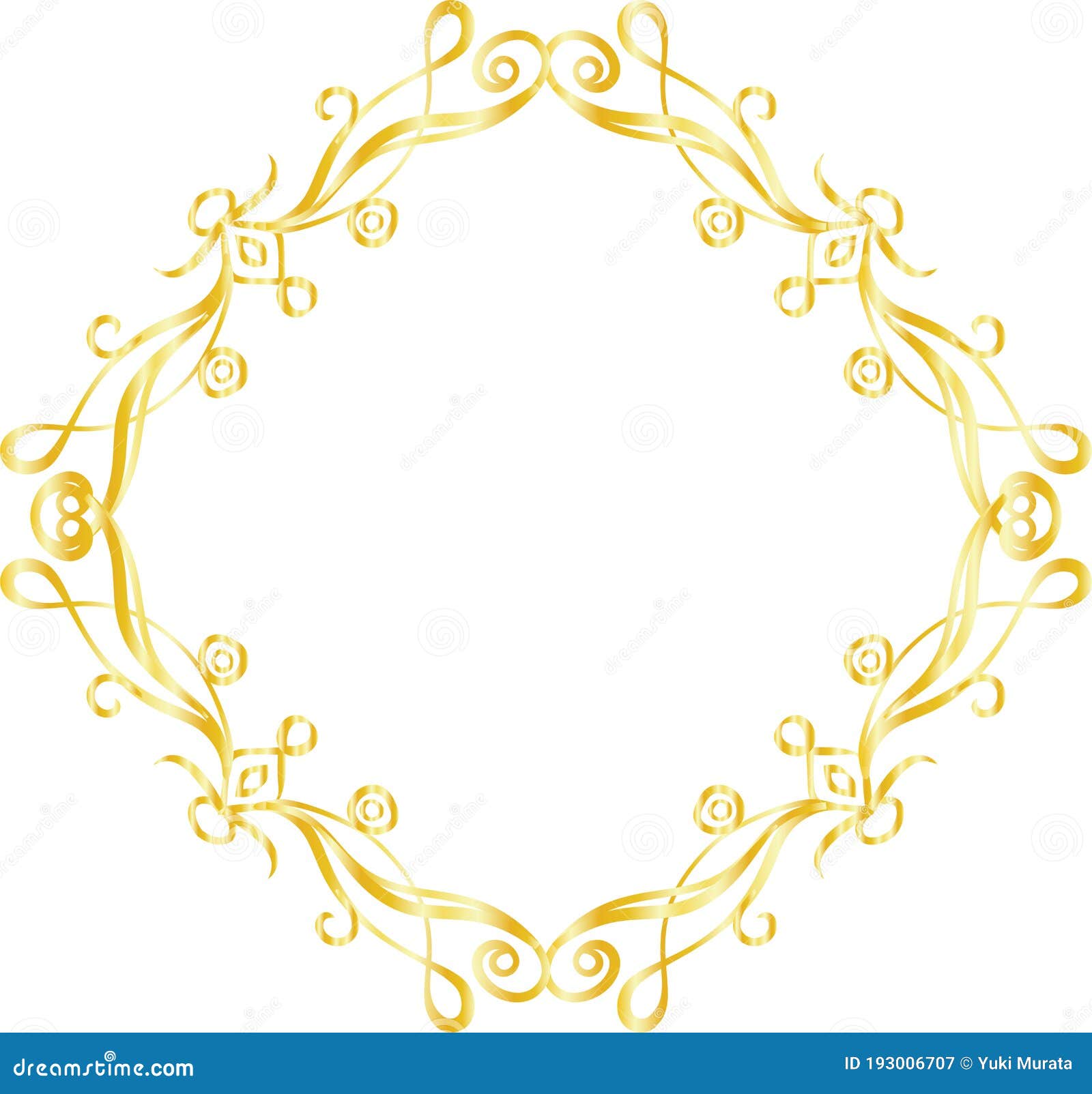 Gold Diamond Antique Pattern Frame Stock Vector - Illustration of ...