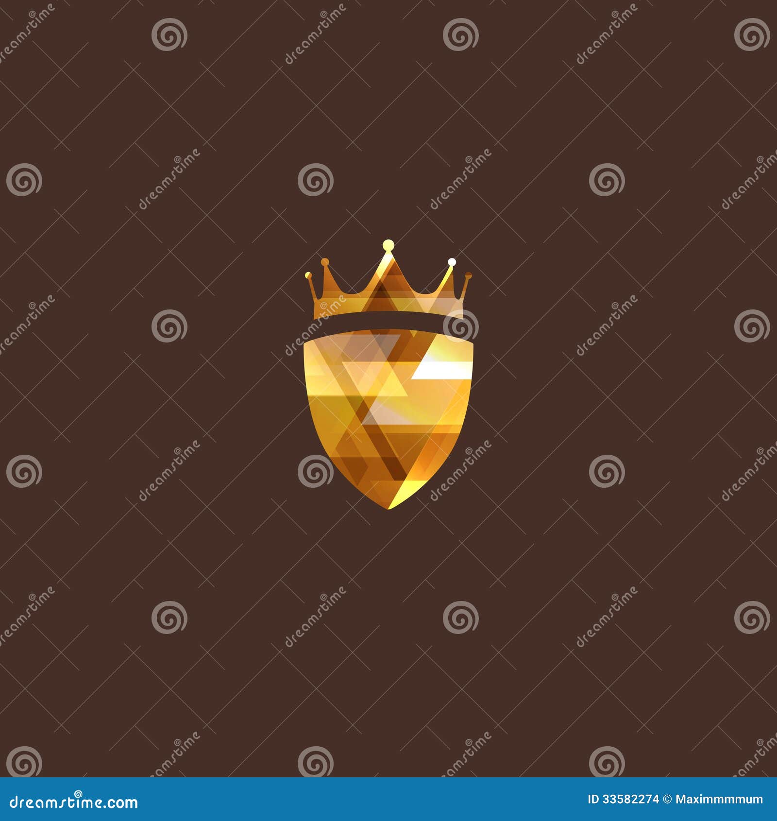Diamond Crown Cartoon Vector | CartoonDealer.com #32071217