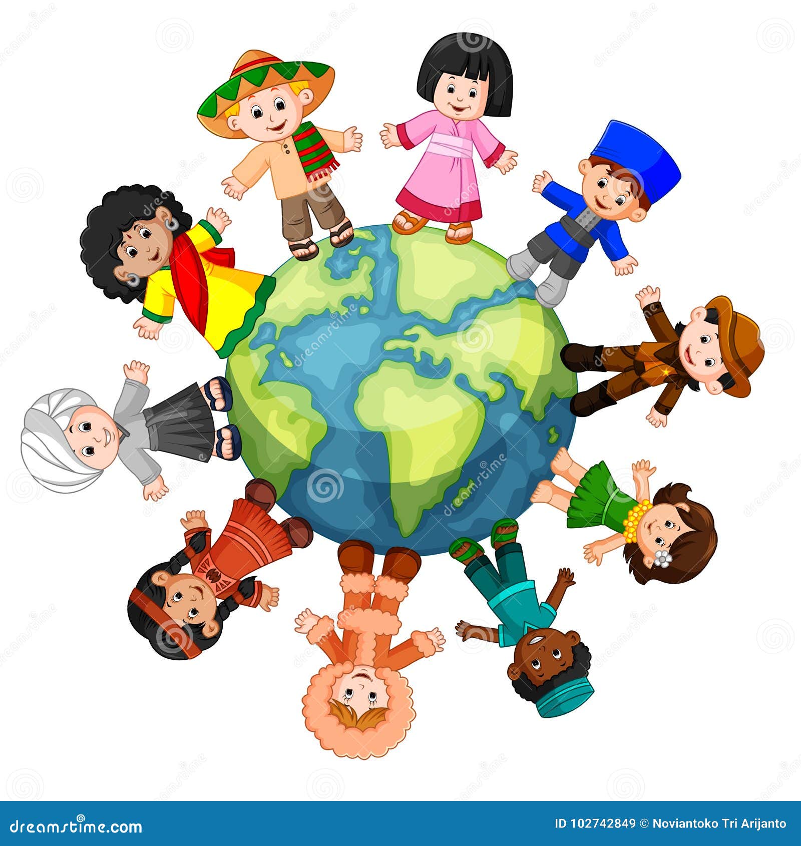 Different Culture Standing Together Holding Hands Stock Vector ... Different Culture Standing Together Holding Hands Stock Vector ...