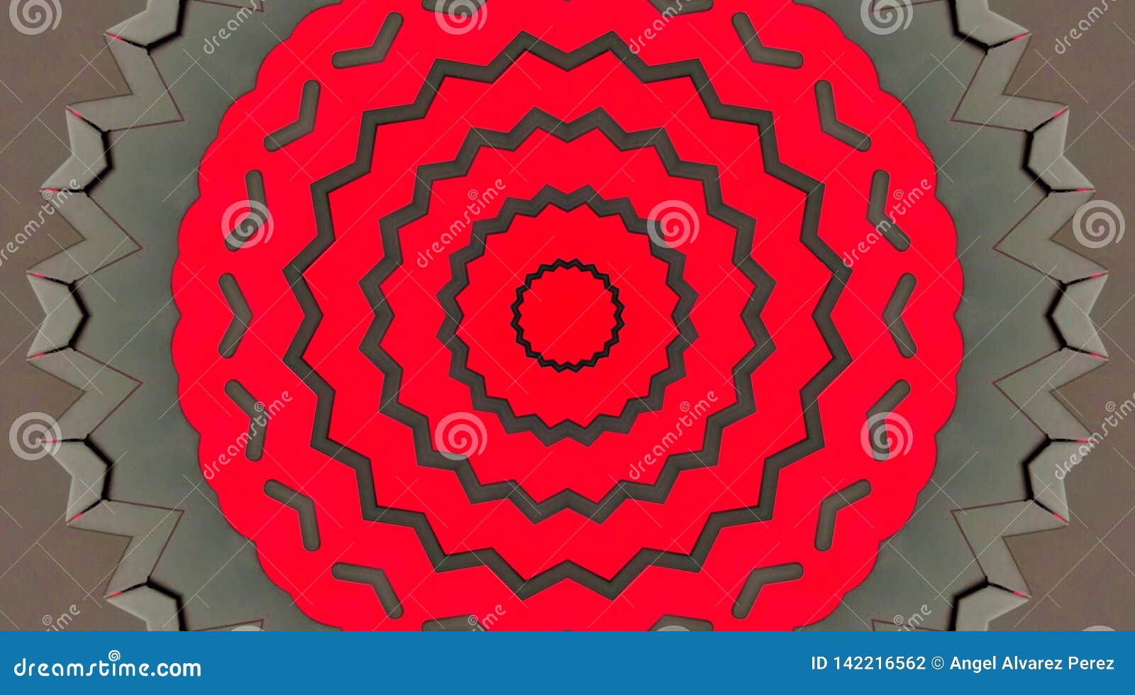 Illustration Digital Art Design Effect Red Pattern Stock Photo - Image ...