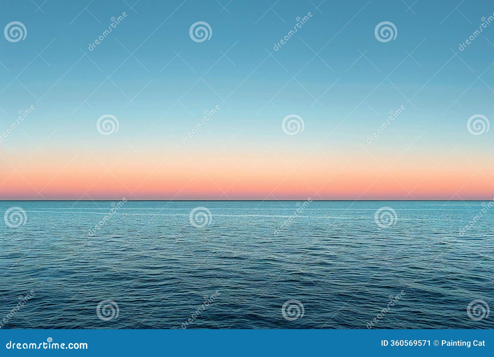 Digital Artwork of the Sky is Blue with the Sun Rising, High Quality ...