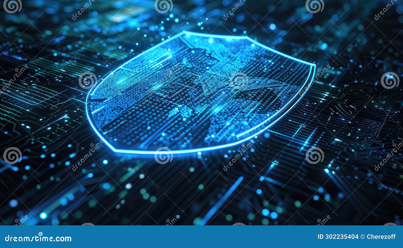 Illustration of Digital Protection Stock Photo - Image of customer ...