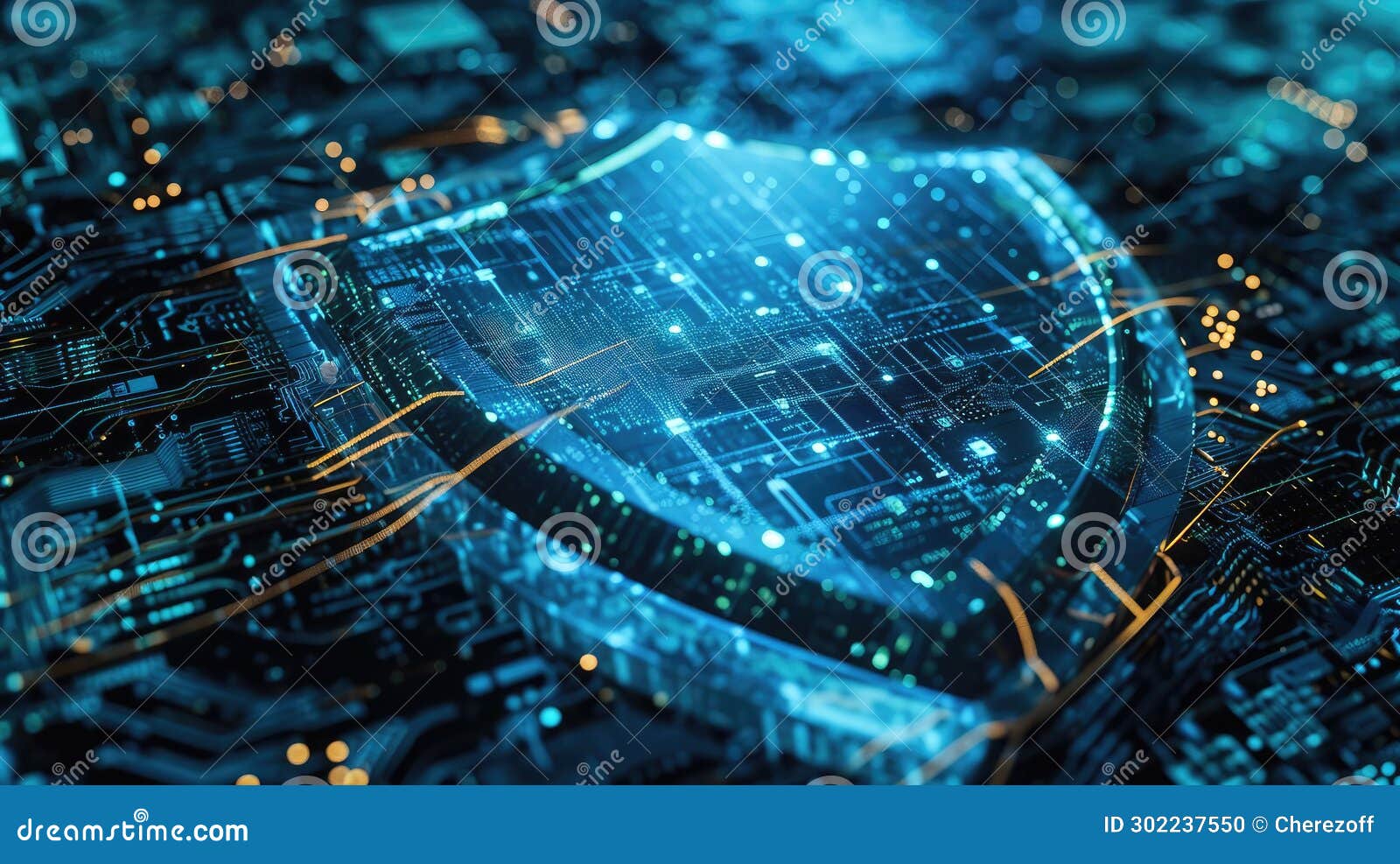 Illustration of Digital Protection Stock Photo - Image of password ...