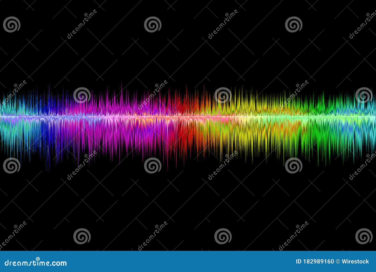 Rainbow soundwave profile pic backgrounds - evolutionfrosd