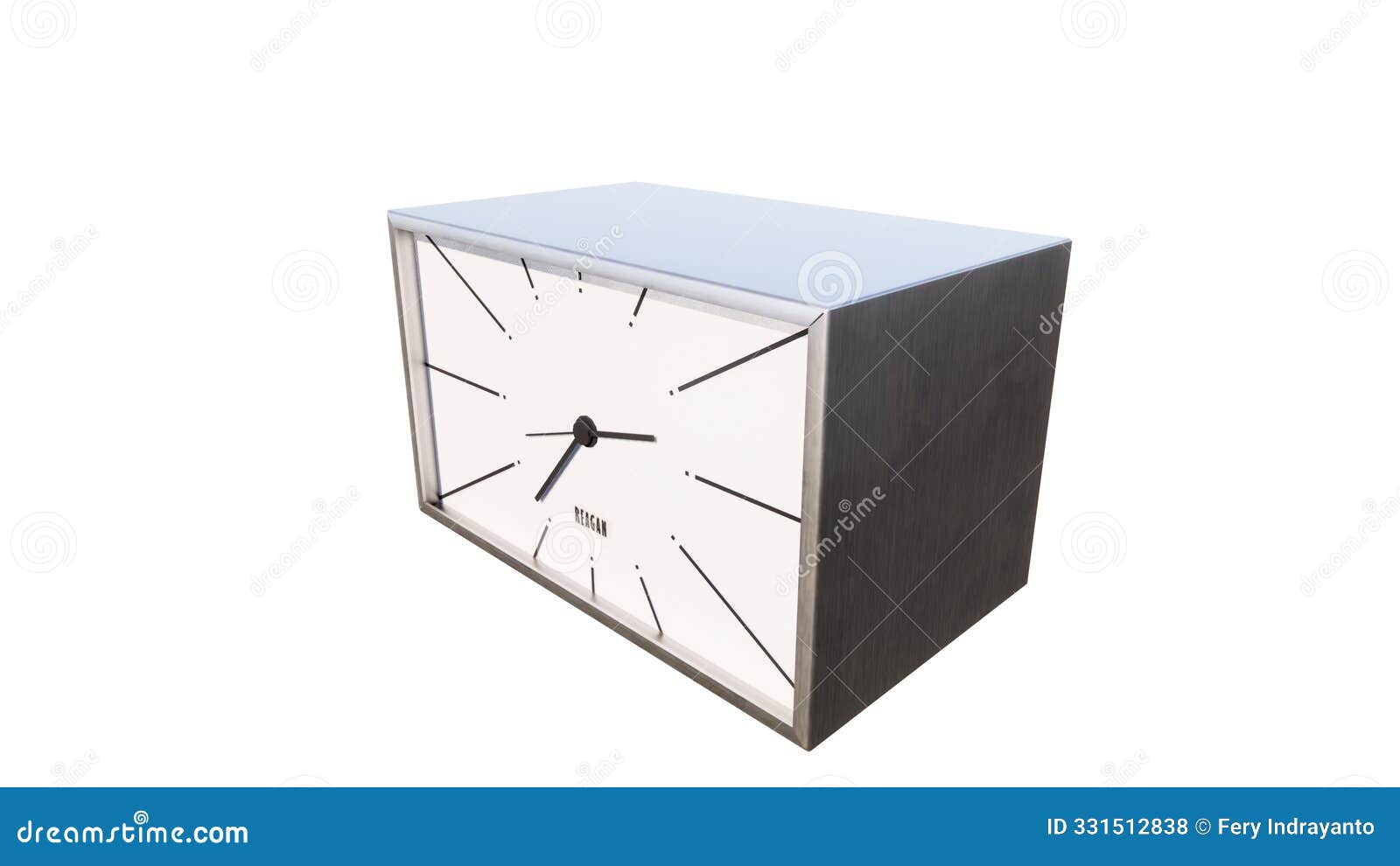 Illustration of a Digital Table Clock Which is a Time Display Stock ...