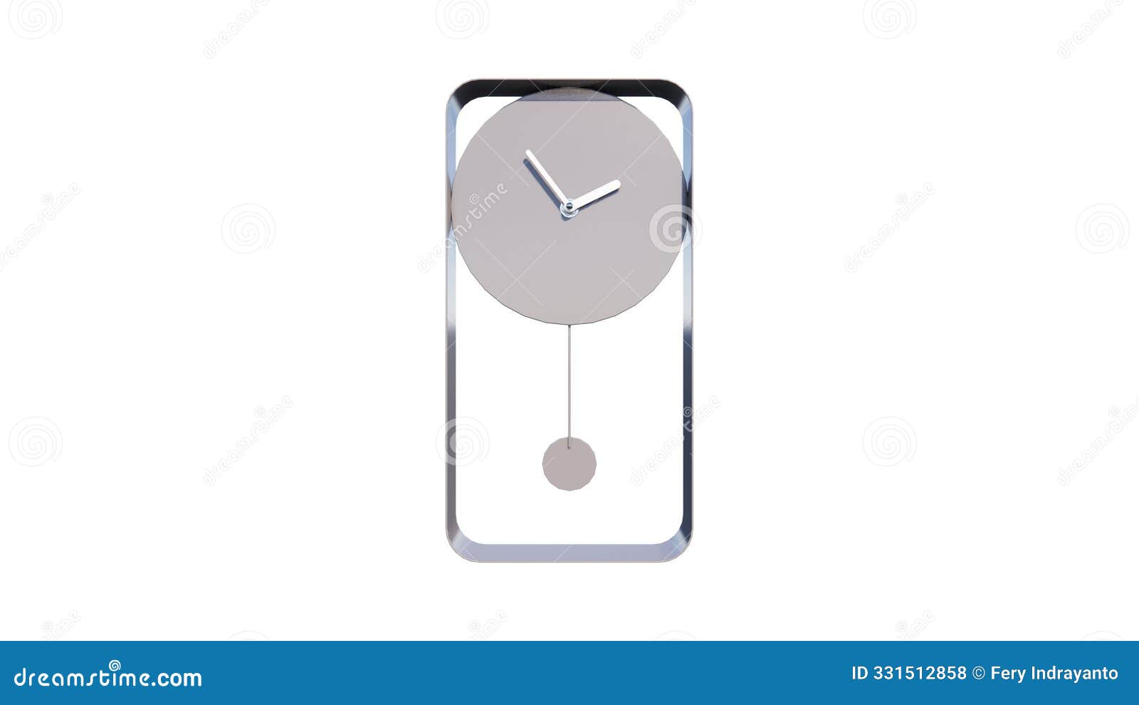Illustration of a Digital Table Clock Which is a Time Display Stock ...