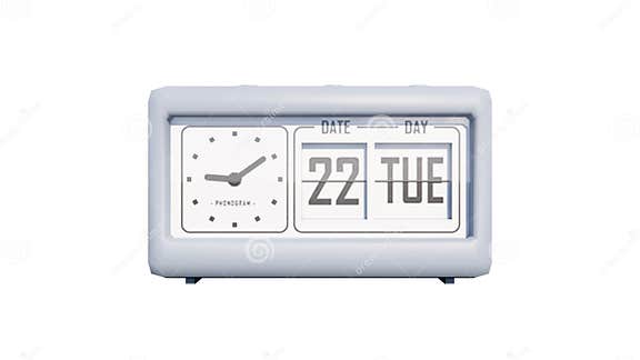 Illustration of a Digital Table Clock Which is a Time Display Stock ...