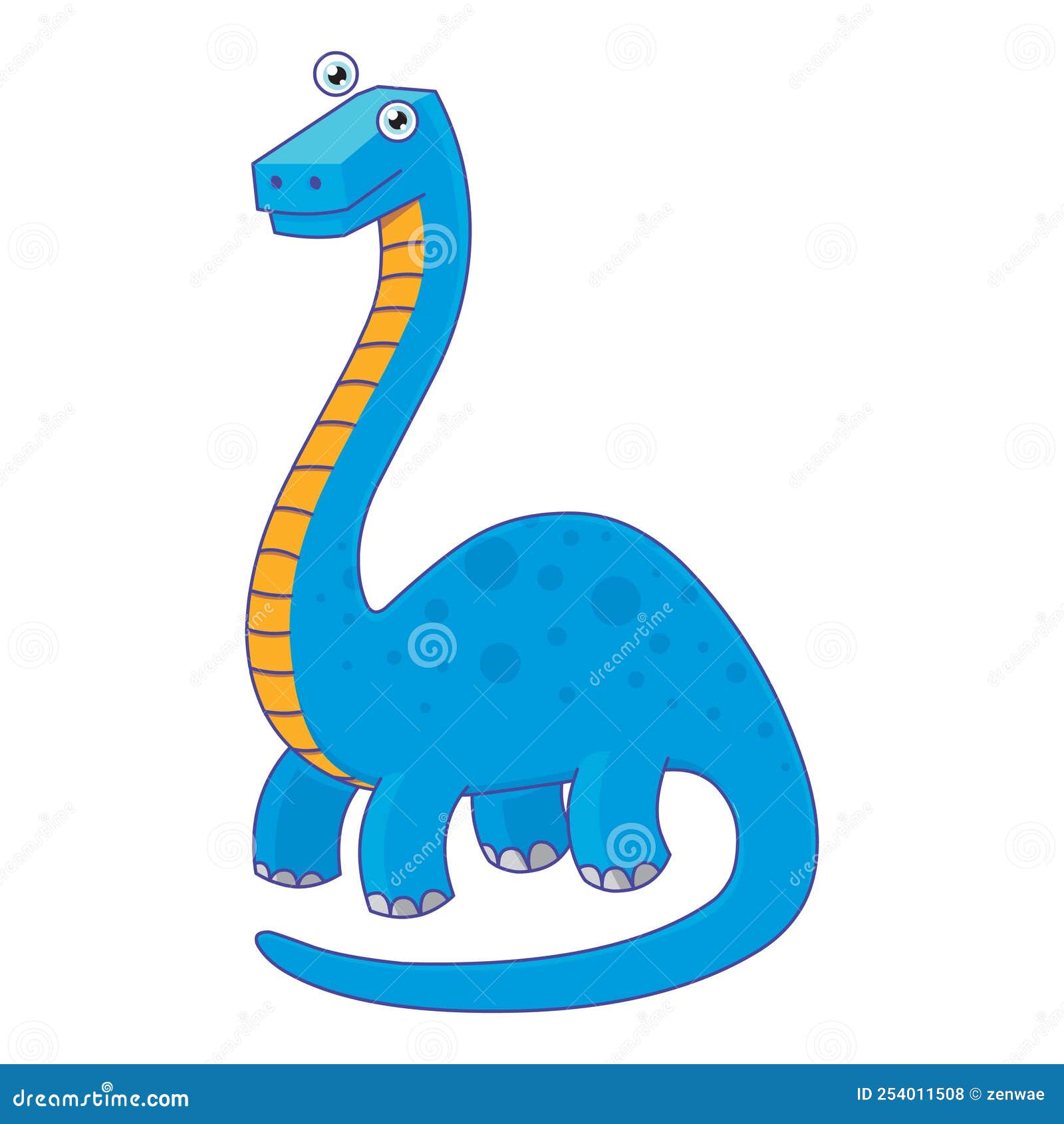 Brontosaur Mascot Logo With Circle Shield Vector Illustration ...