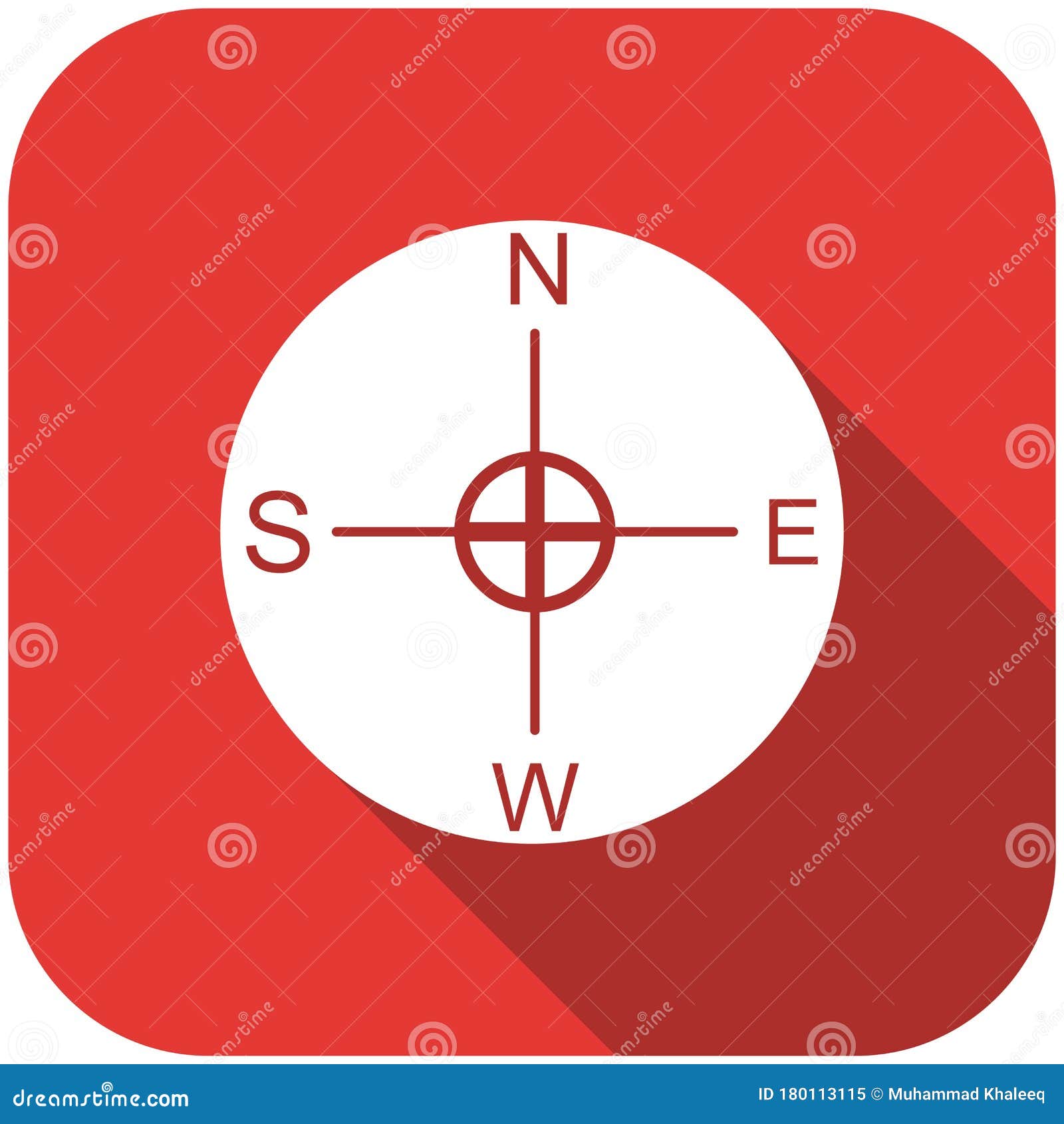 Illustration Direction Icon for Personal and Commercial Use. Stock ...