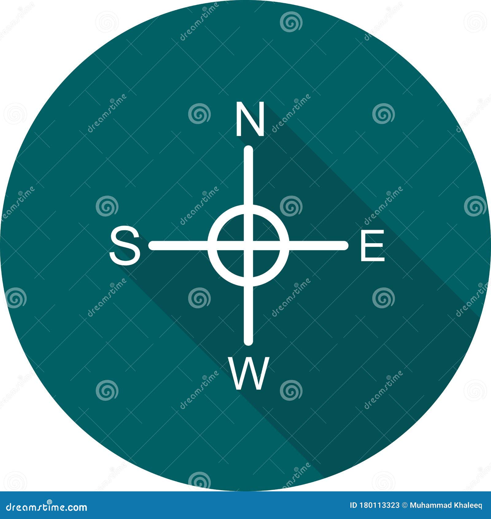 Illustration Direction Icon for Personal and Commercial Use. Stock ...