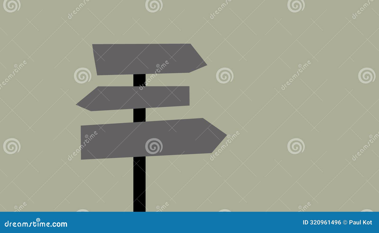 Illustration of the Direction Indicator Stock Illustration ...